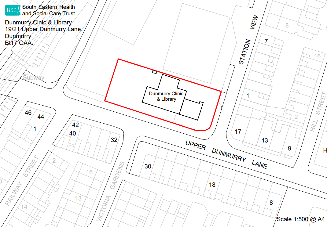 Former Dunmurry Clinic & Library, 19-21 Upper Dunmurry Lane, Dunmurry ...